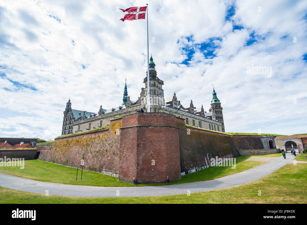 Unesco world heritage sight Kronborg renaissance castle, Helsingor ...