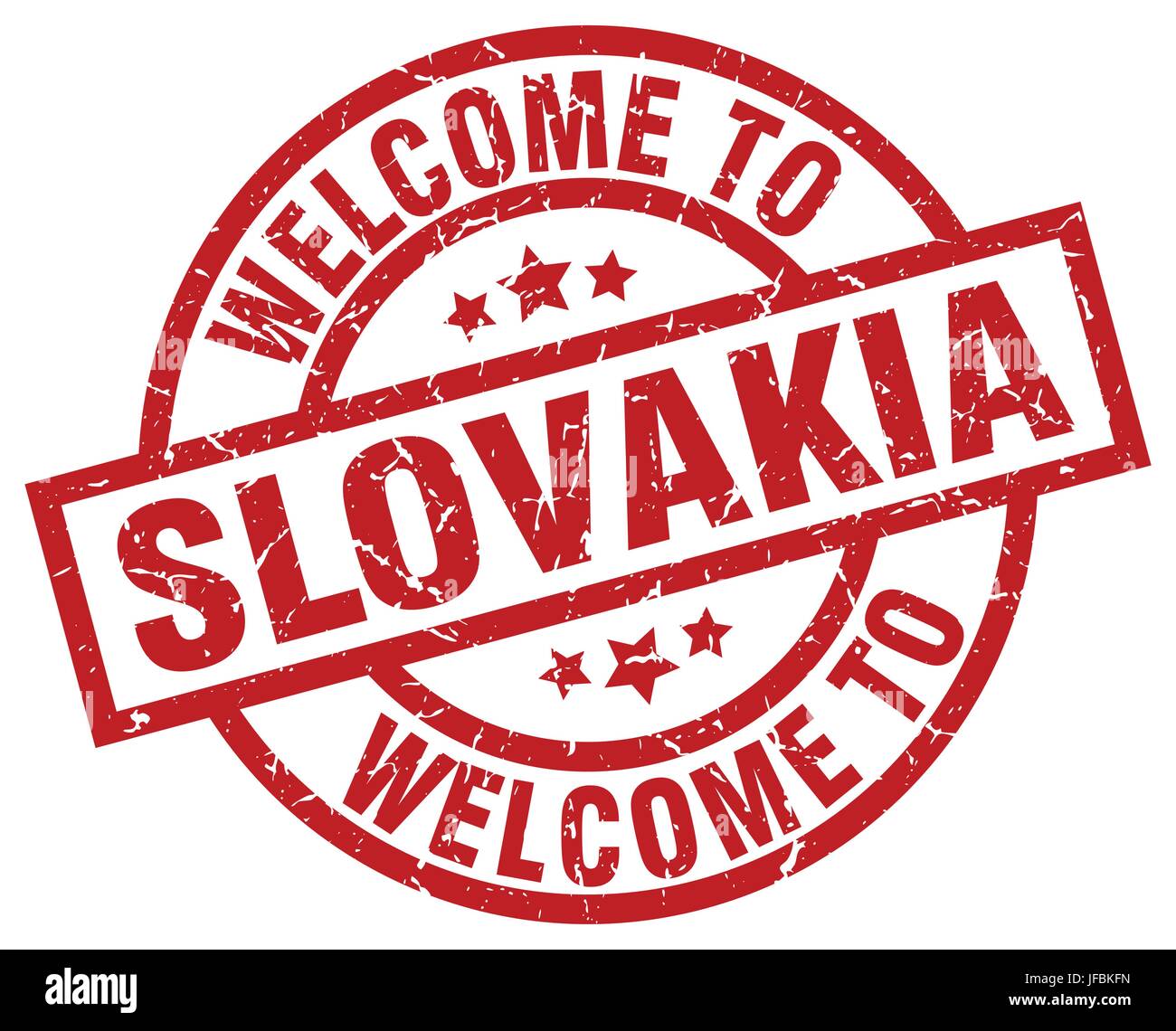 welcome to Slovakia red stamp Stock Vector Image & Art - Alamy
