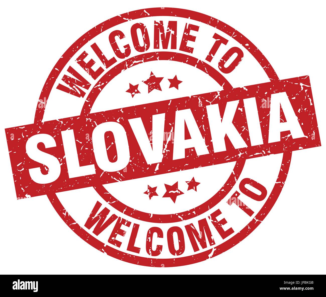 welcome to Slovakia red stamp Stock Vector Image & Art - Alamy
