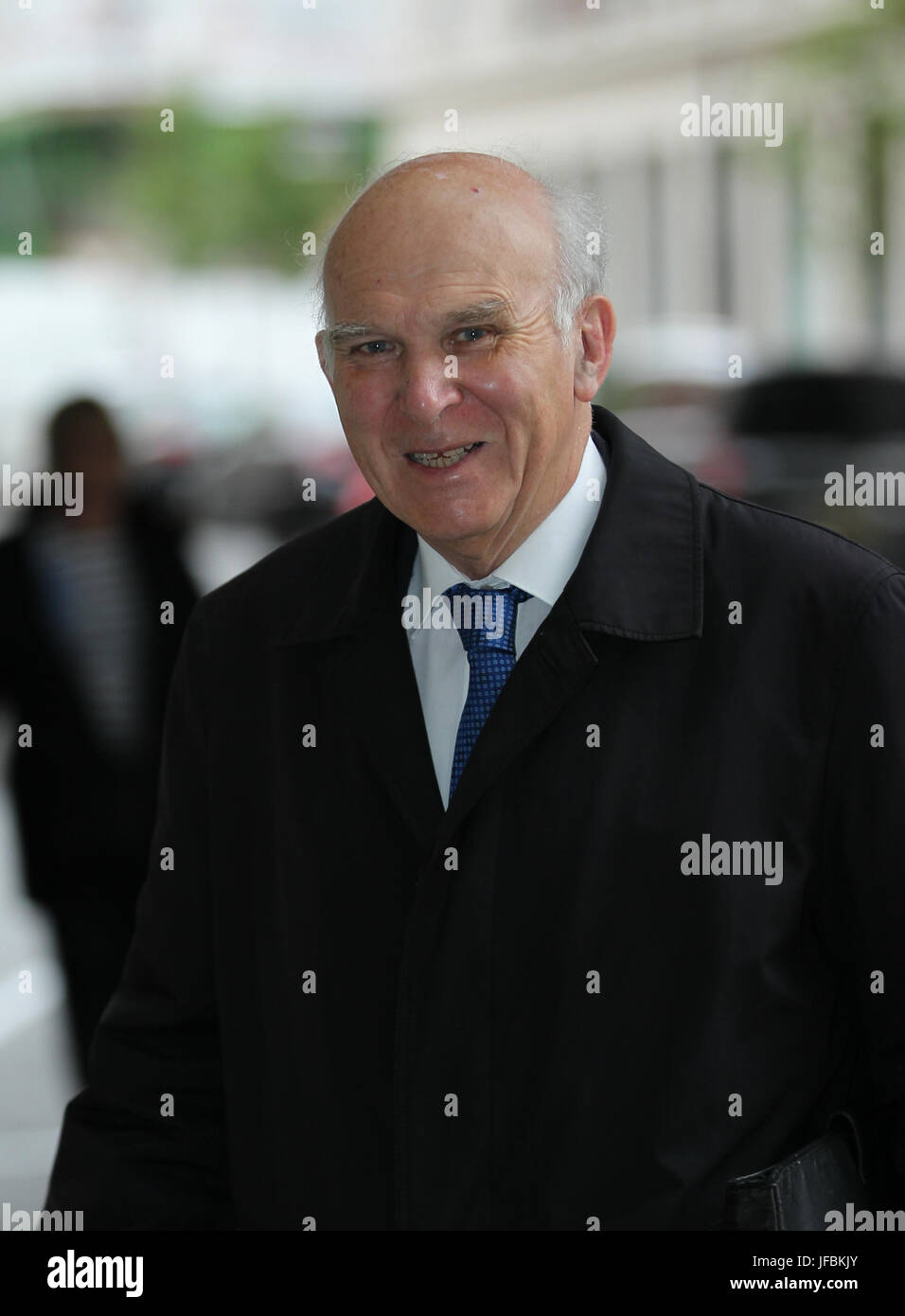 Sir Vince Cable seen at the BBC studios in London on 7th May, 2017 ...