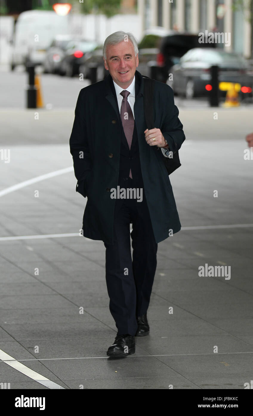 John McDonnell MP Labour Party Shadow Chancellor of the Exchequer seen ...