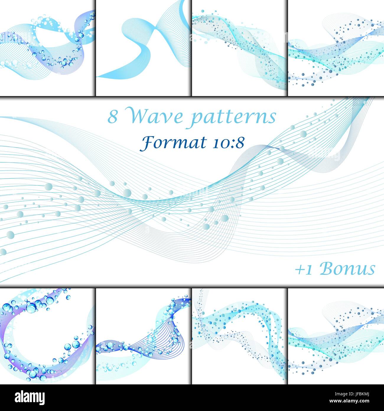 Set of Wave Patterns Stock Vector Image & Art - Alamy