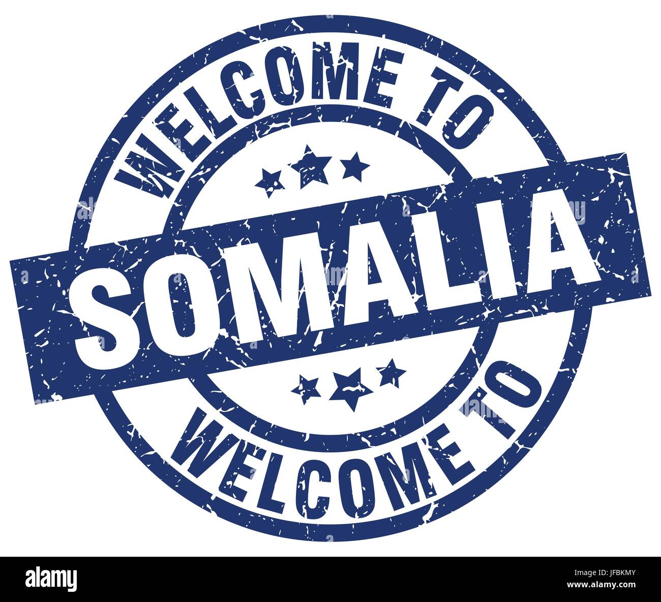 welcome to Somalia blue stamp Stock Vector Image & Art - Alamy