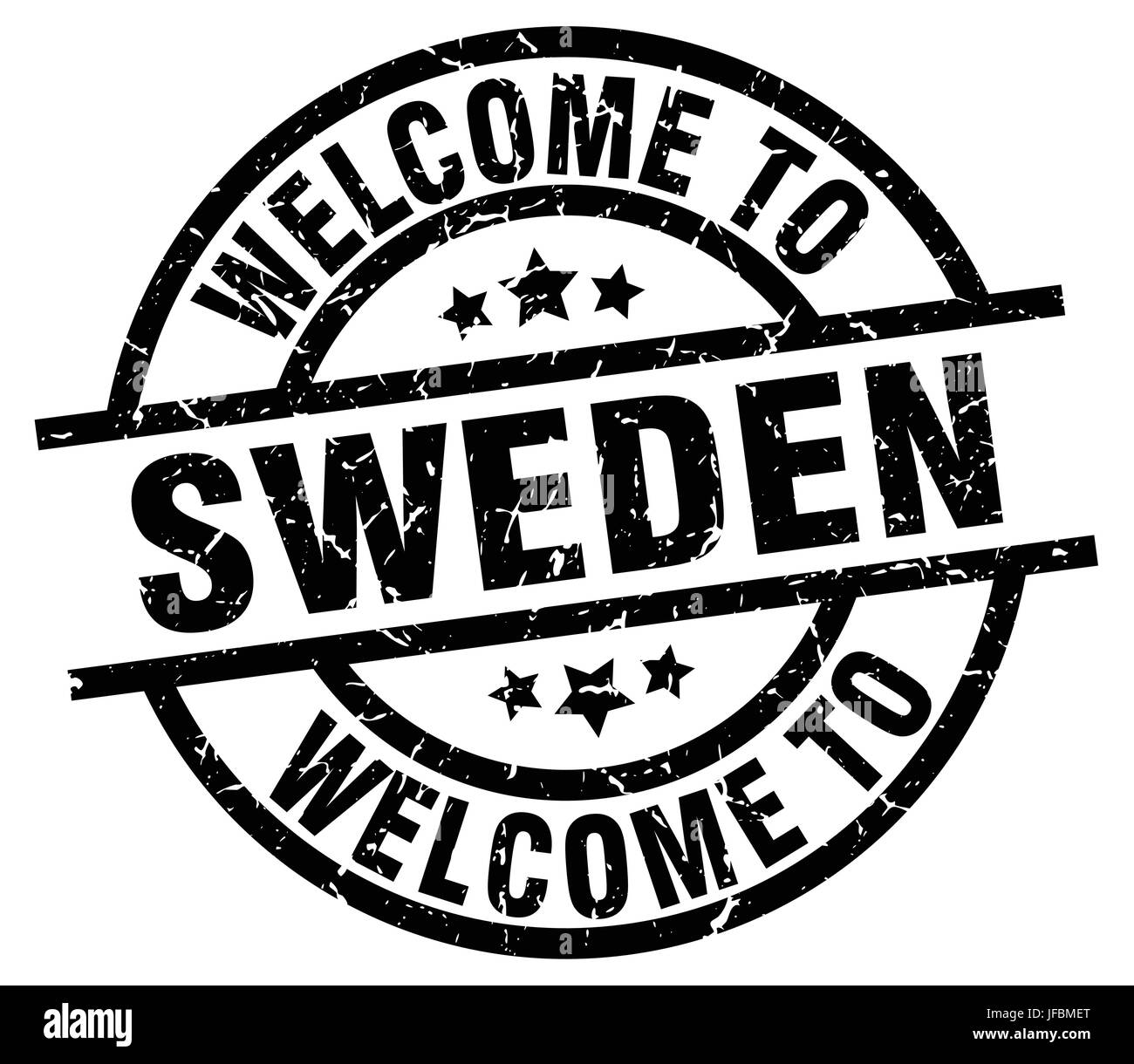 welcome to Sweden black stamp Stock Vector Image & Art - Alamy