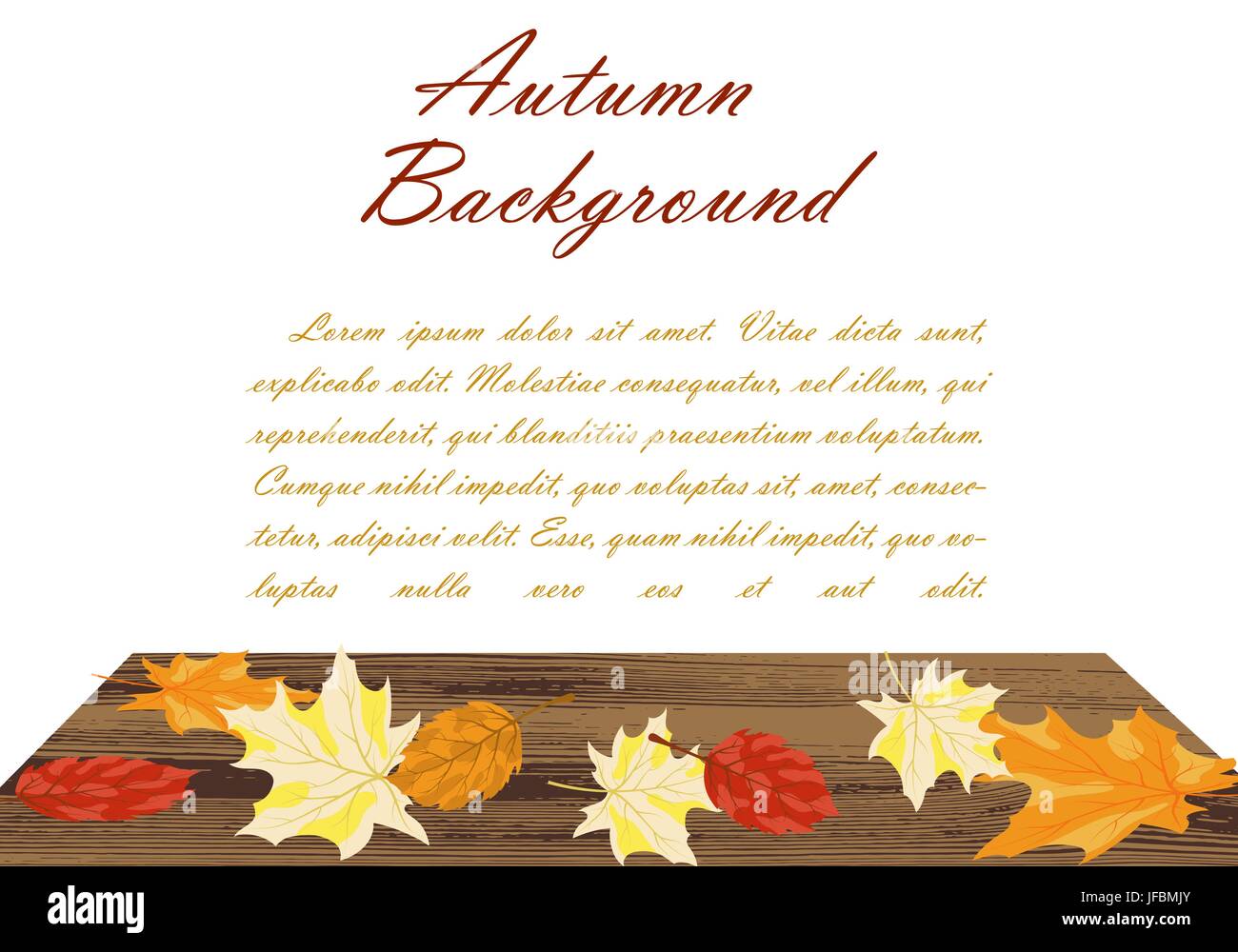Autumn Frame Stock Vector Image & Art - Alamy