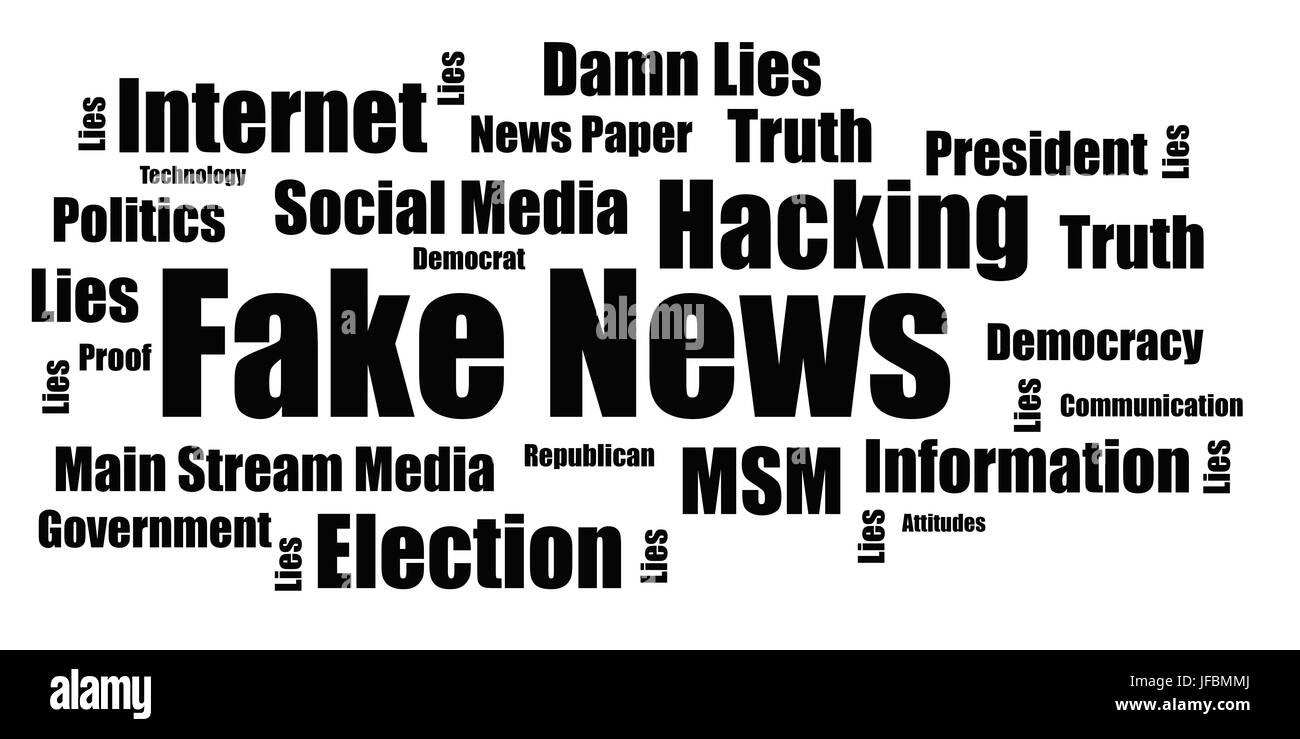 Fake news in media Black and White Stock Photos & Images - Alamy