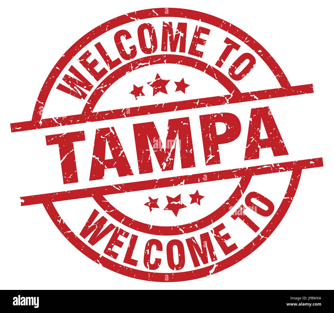 Welcome tampa stamp hi-res stock photography and images - Alamy
