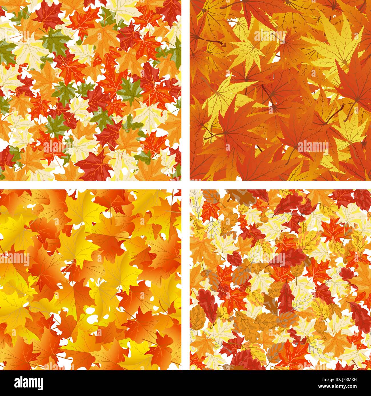 Leaves pattern autumn project Stock Vector Images - Alamy