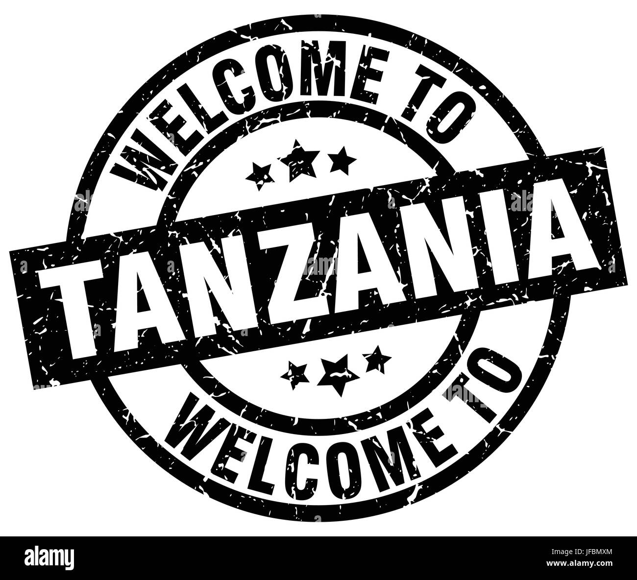 Tanzania sign welcome Stock Vector Images - Alamy