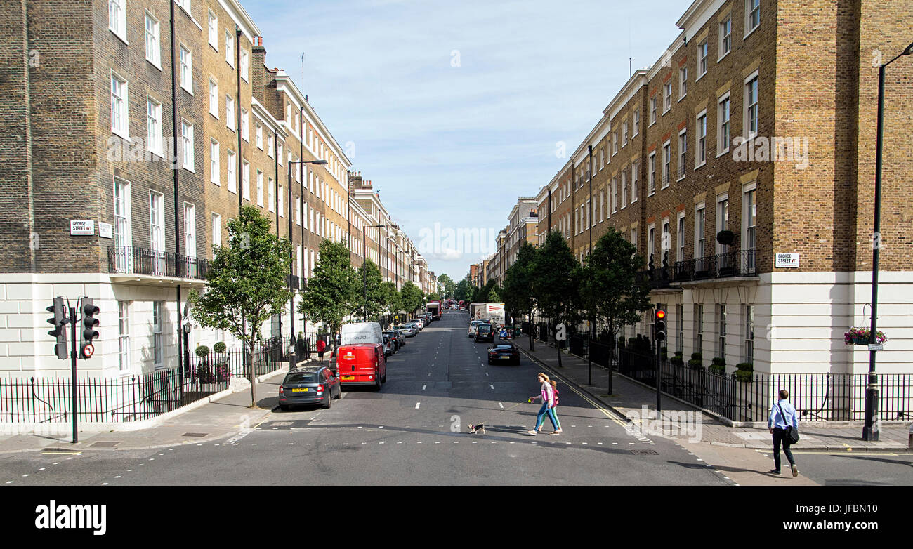 George Street, W! - London Stock Photo - Alamy