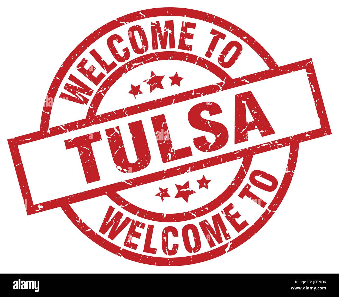welcome to Tulsa red stamp Stock Vector Image & Art - Alamy
