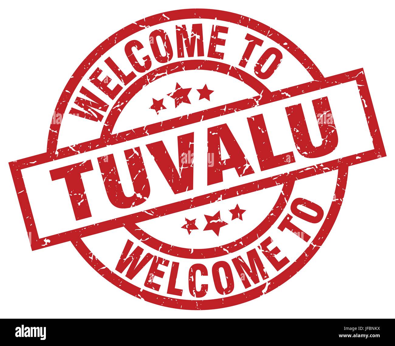 welcome to Tuvalu red stamp Stock Vector Image & Art - Alamy