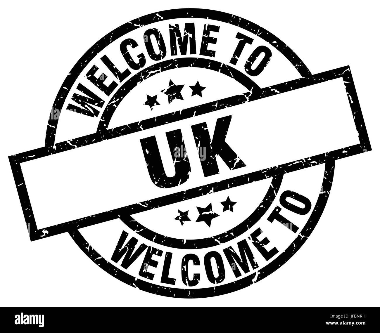 Uk welcome sign Black and White Stock Photos & Images - Alamy