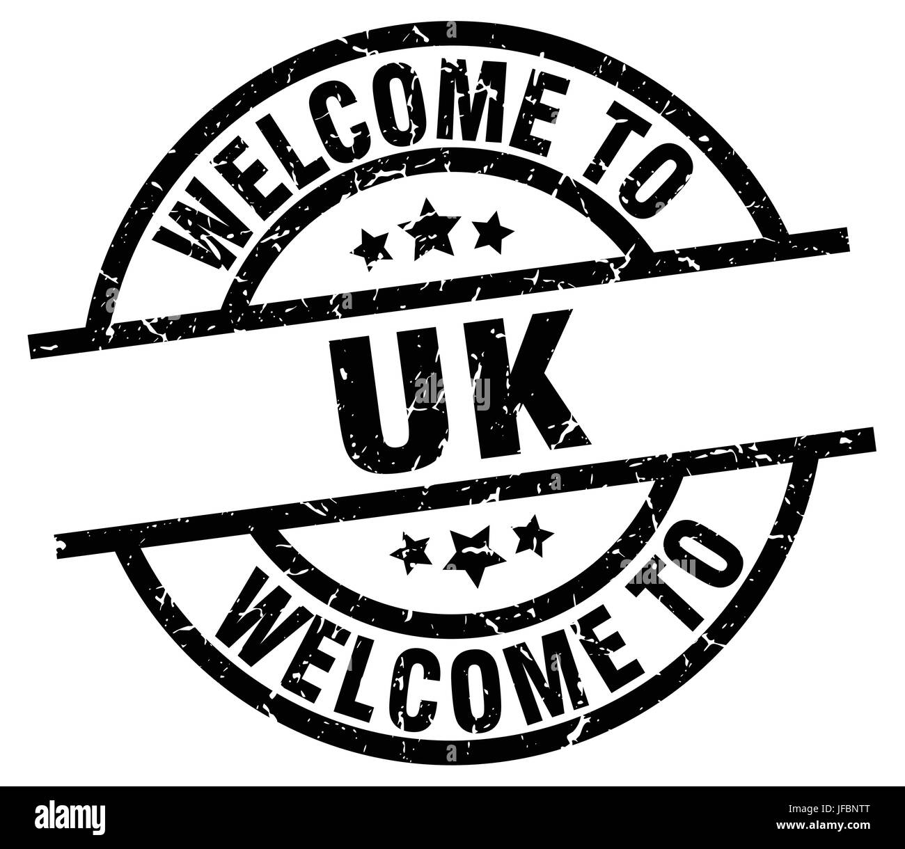 Uk welcome sign Black and White Stock Photos & Images - Alamy