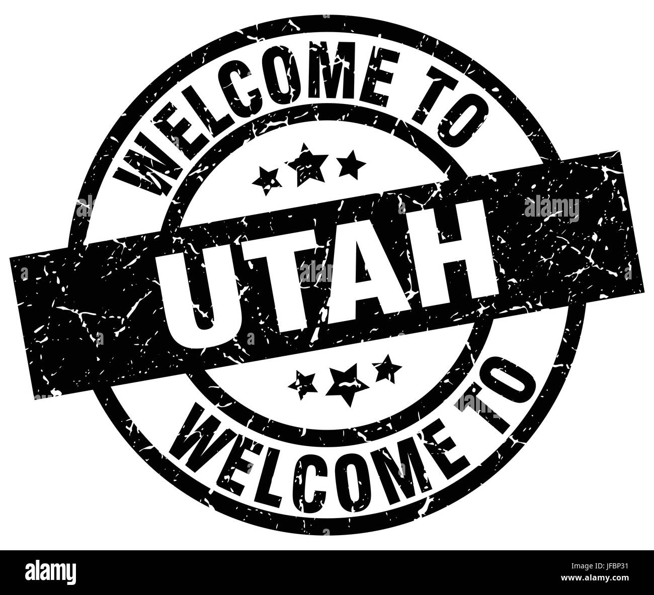 welcome to Utah black stamp Stock Vector Image & Art - Alamy