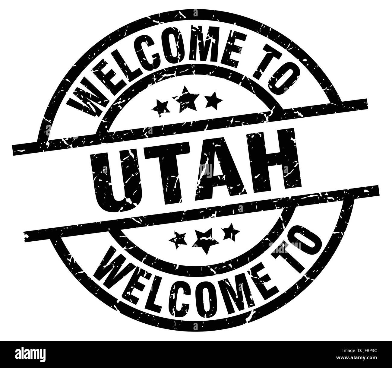 welcome to Utah black stamp Stock Vector Image & Art - Alamy