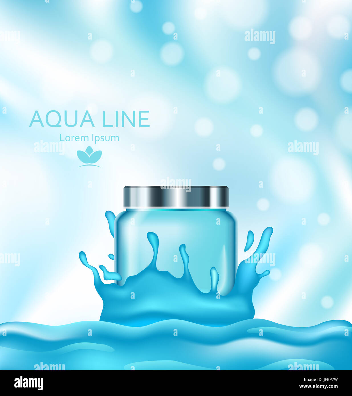 Illustration Template for Advertising Poster for Cosmetic Treatment ...