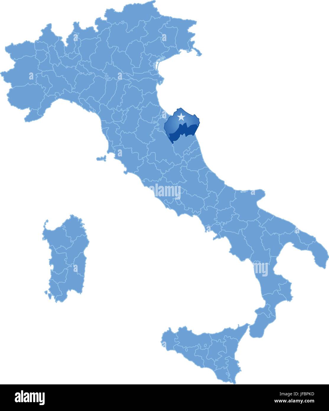 Ancona map hi-res stock photography and images - Alamy