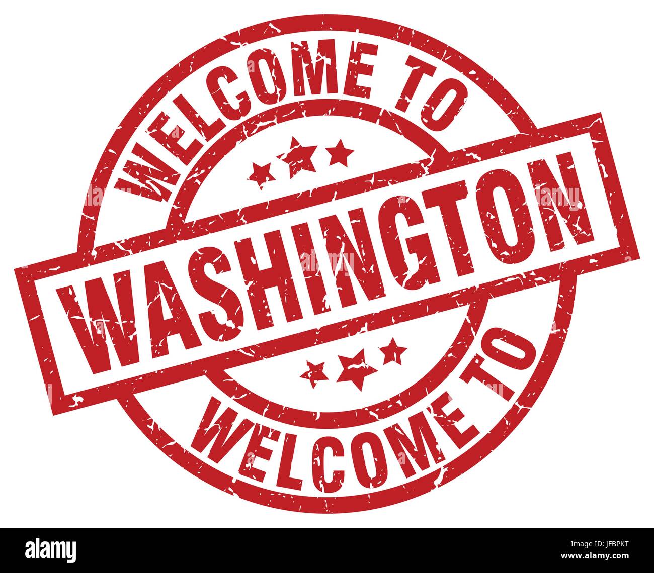 welcome to Washington red stamp Stock Vector Image & Art - Alamy