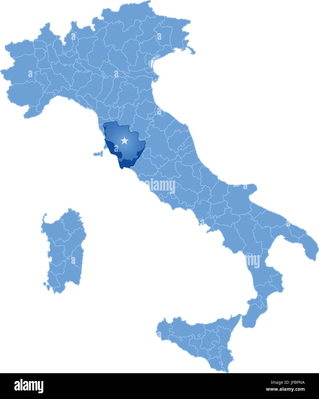 Map of Italy, Grosseto Stock Vector Image & Art - Alamy