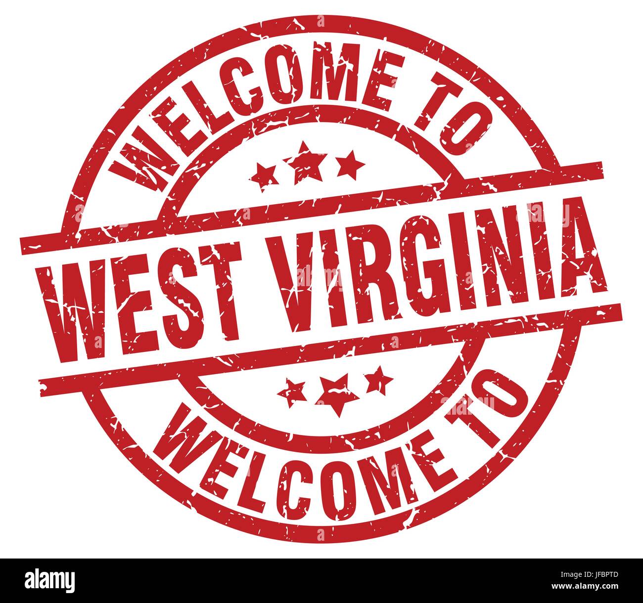 welcome to West Virginia red stamp Stock Vector Image & Art - Alamy