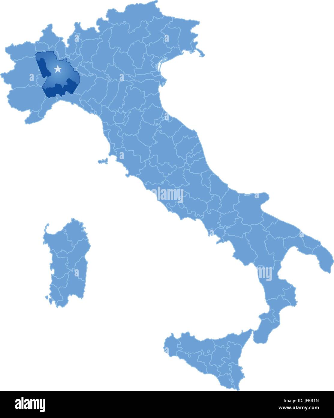 Alessandria map Stock Vector Images - Alamy