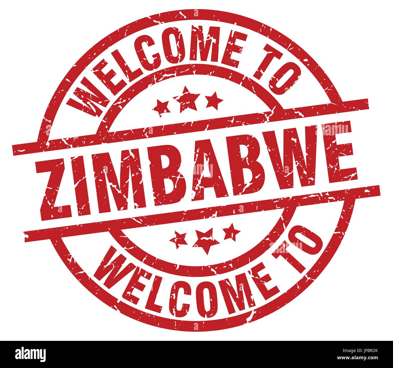 welcome to Zimbabwe red stamp Stock Vector Image & Art - Alamy