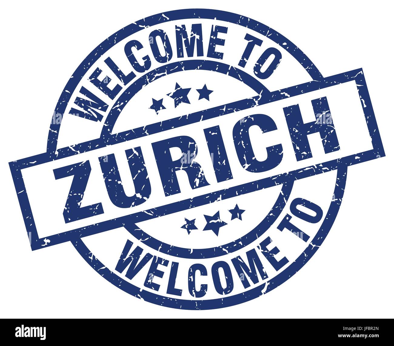 welcome to Zurich blue stamp Stock Vector Image & Art - Alamy