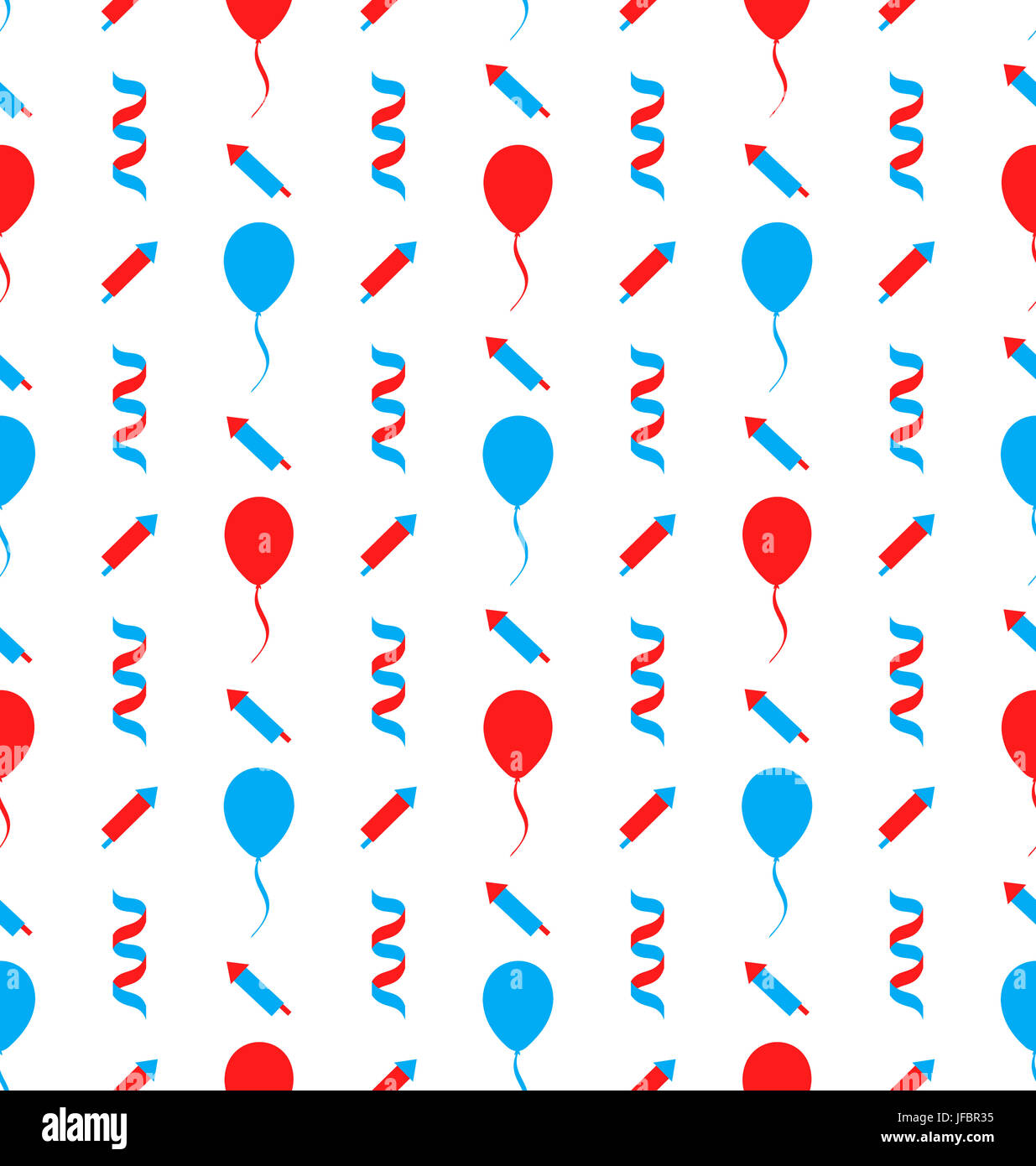 Illustration Seamless Texture for Independence Day of America, US ...