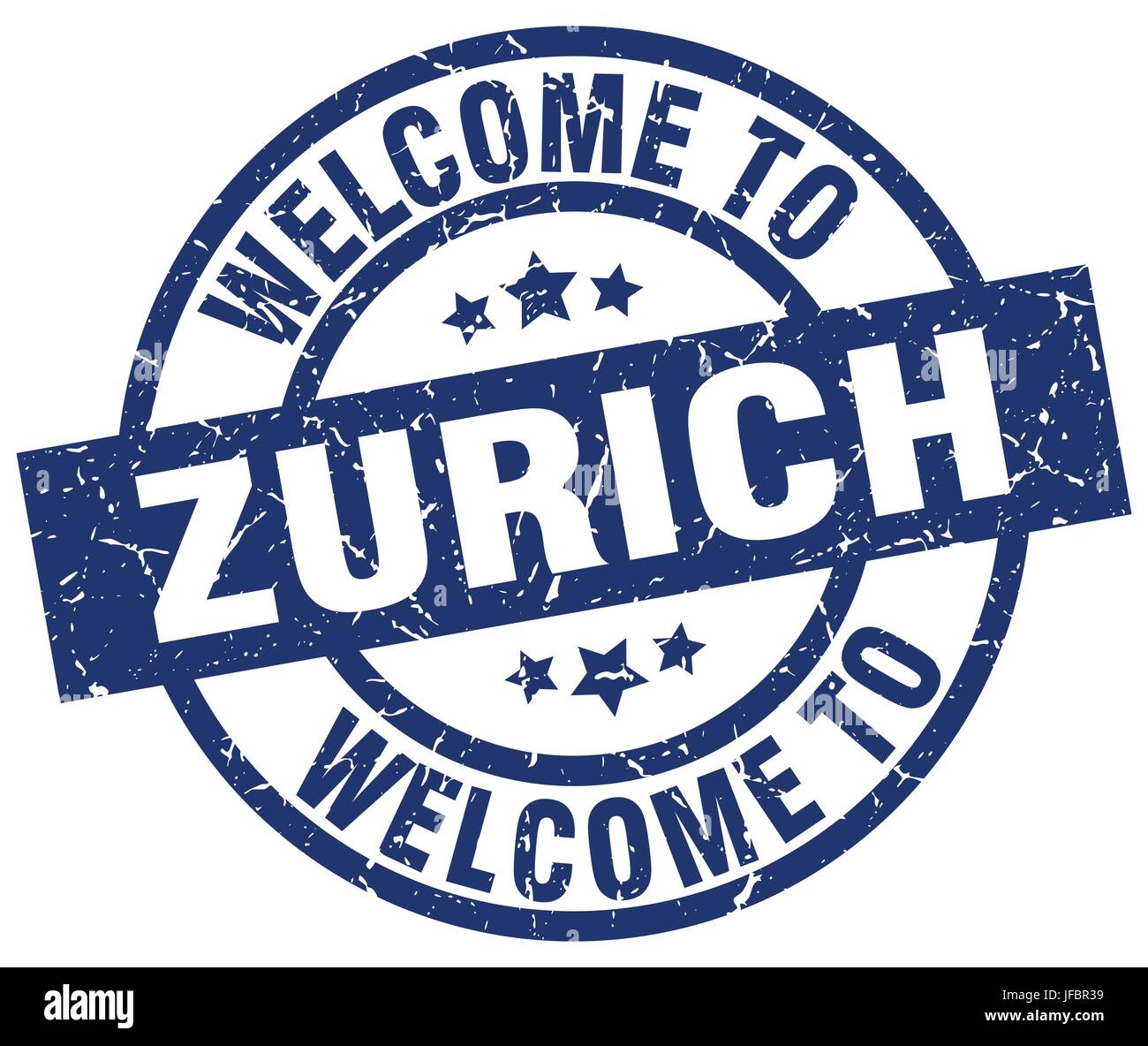 welcome to Zurich blue stamp Stock Vector Image & Art - Alamy