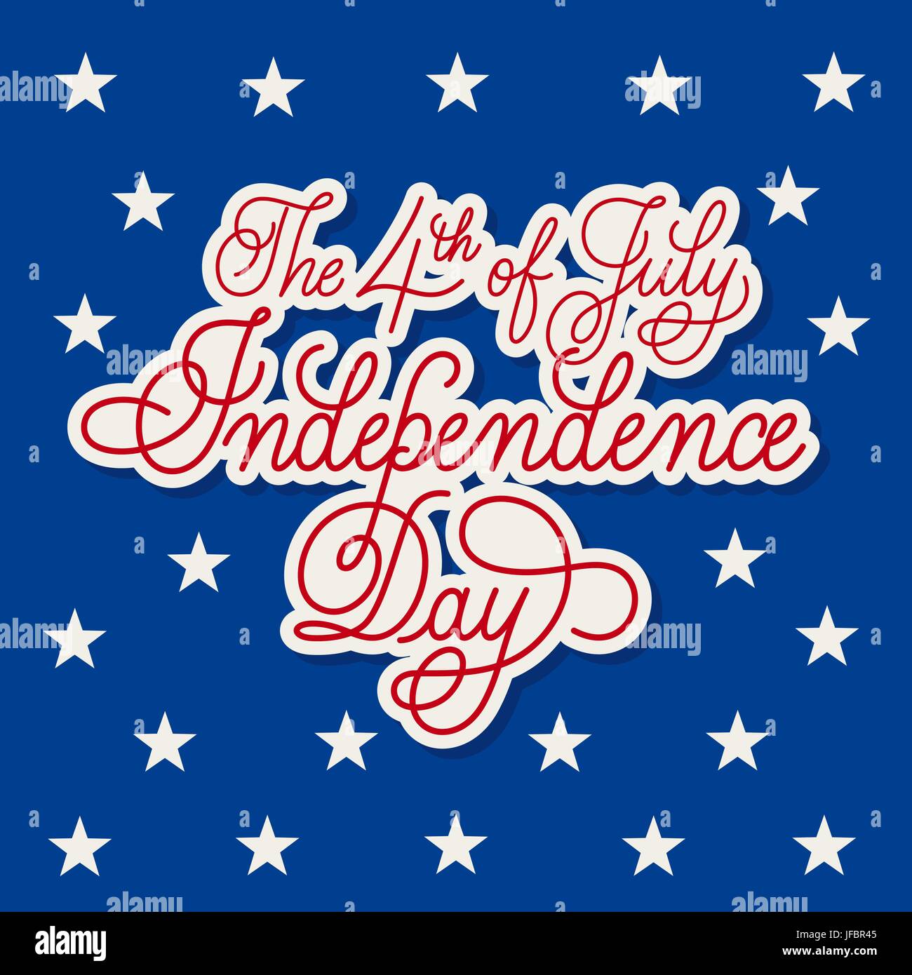 The white declaration of independence Stock Vector Images - Alamy