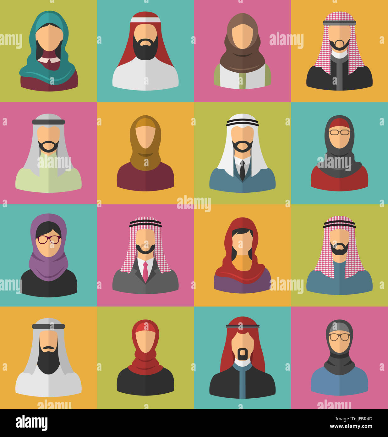 Arabic People Clothes