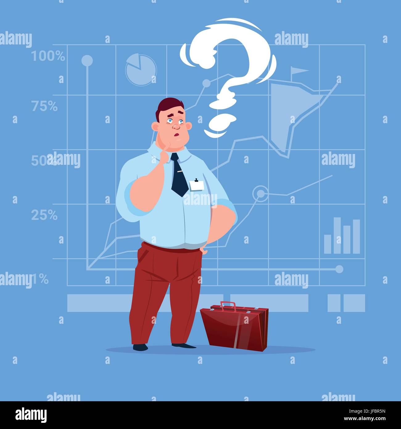 Pondering job Stock Vector Images - Alamy