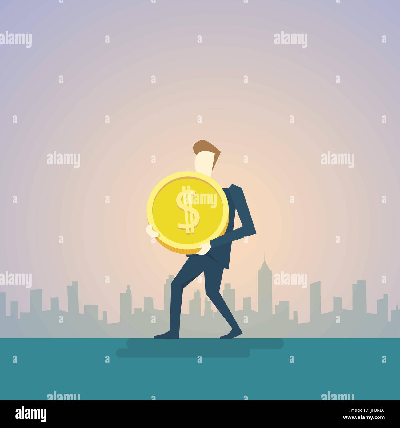 Rich executive Stock Vector Images - Alamy
