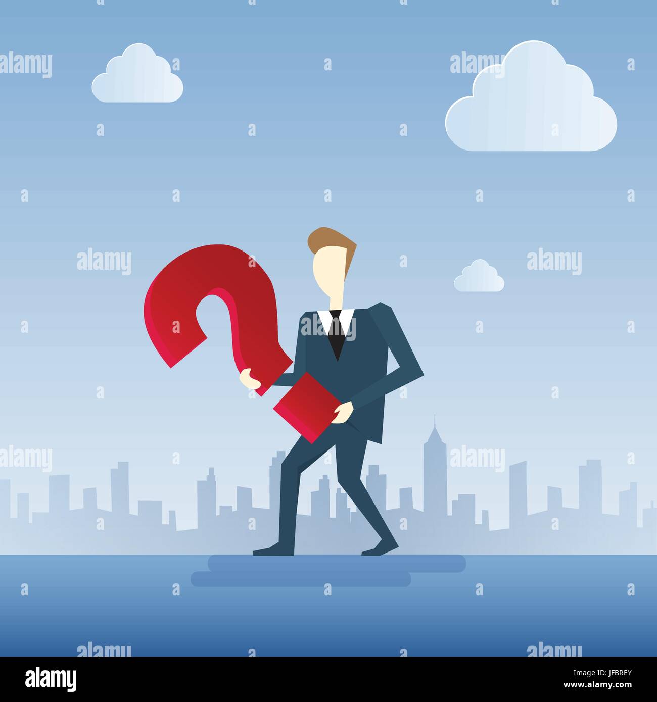 Pondering job Stock Vector Images - Alamy