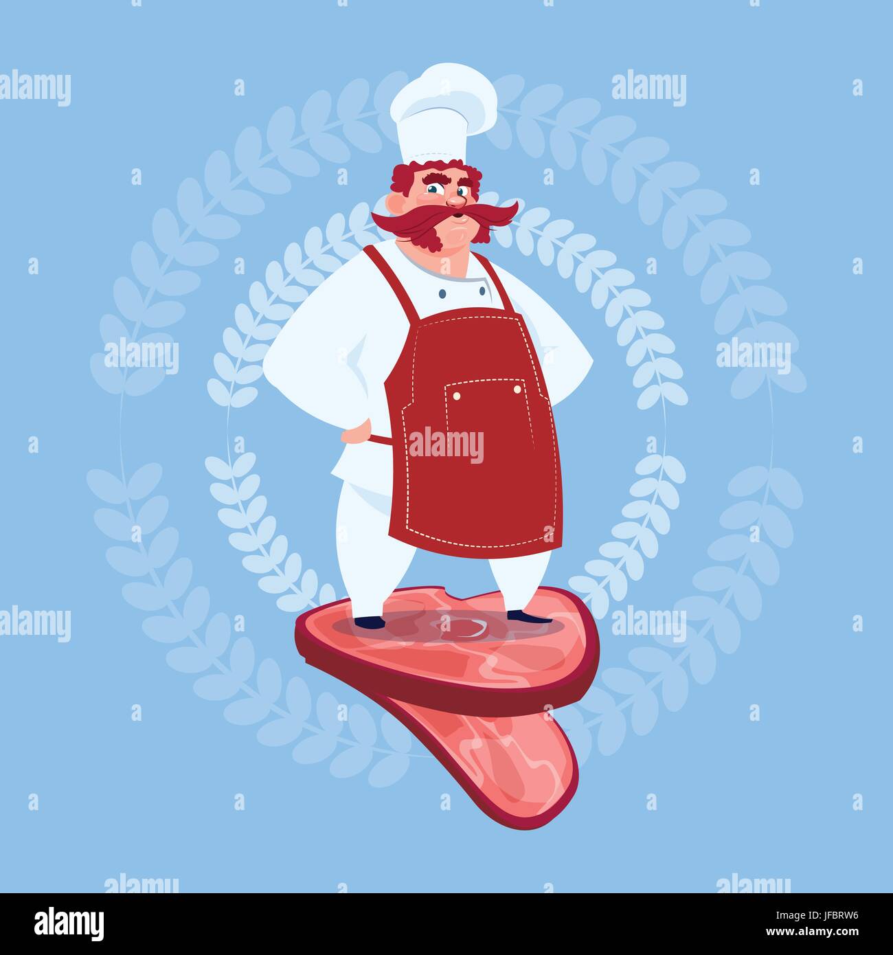 Cow cook Stock Vector Images - Alamy