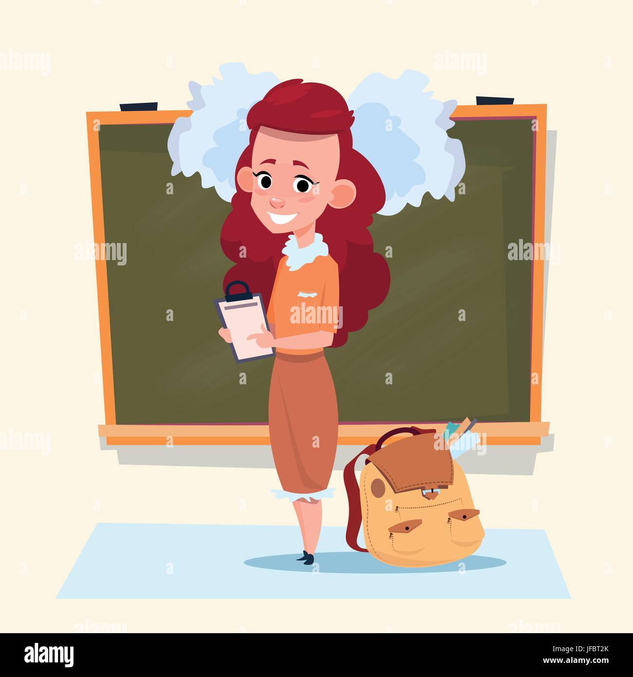 Schoolgirl board Stock Vector Images - Alamy