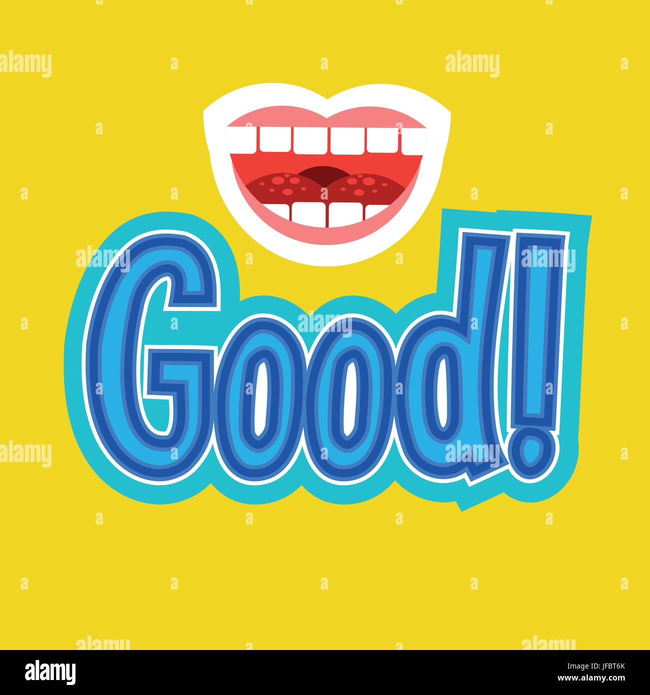 Good Sticker, Chat Message Label Icon Colorful Banner Stock Vector ...