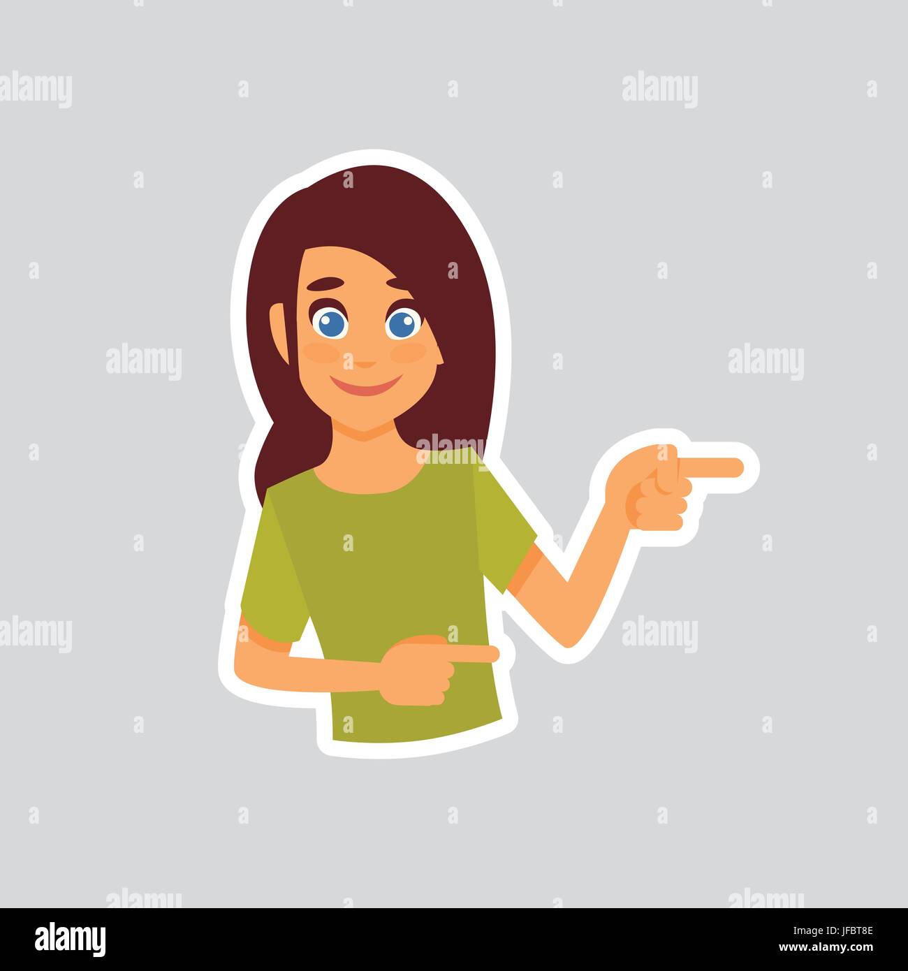 Cartoon show direction hi-res stock photography and images - Alamy