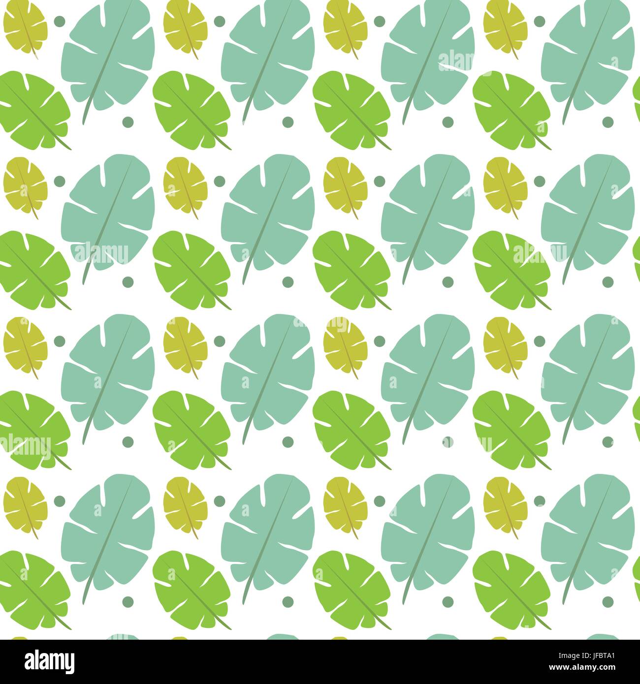 Green Tree Leaves Seamless Pattern Abstract Background Stock Vector ...