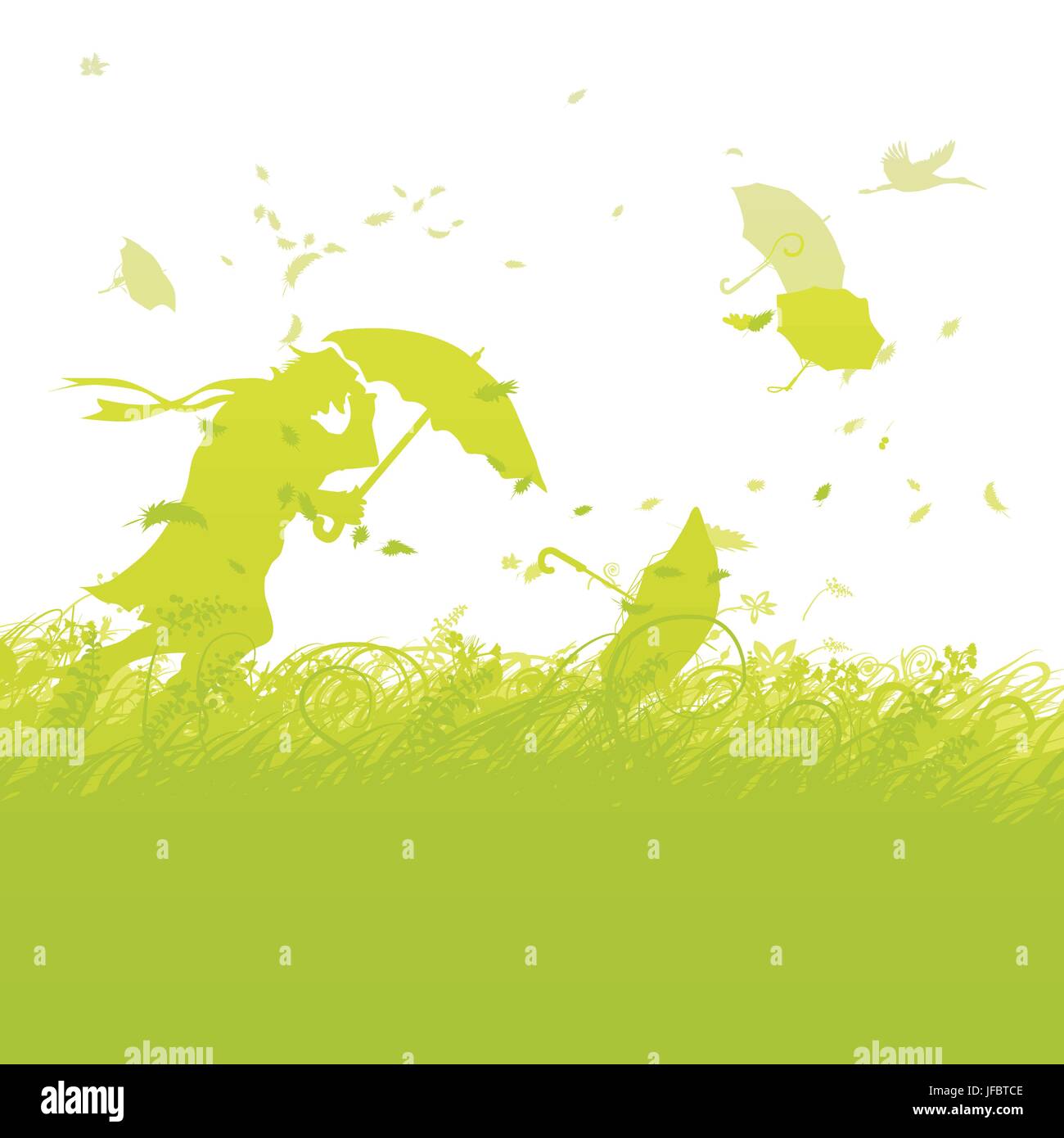 Strong headwind Stock Vector Images - Alamy