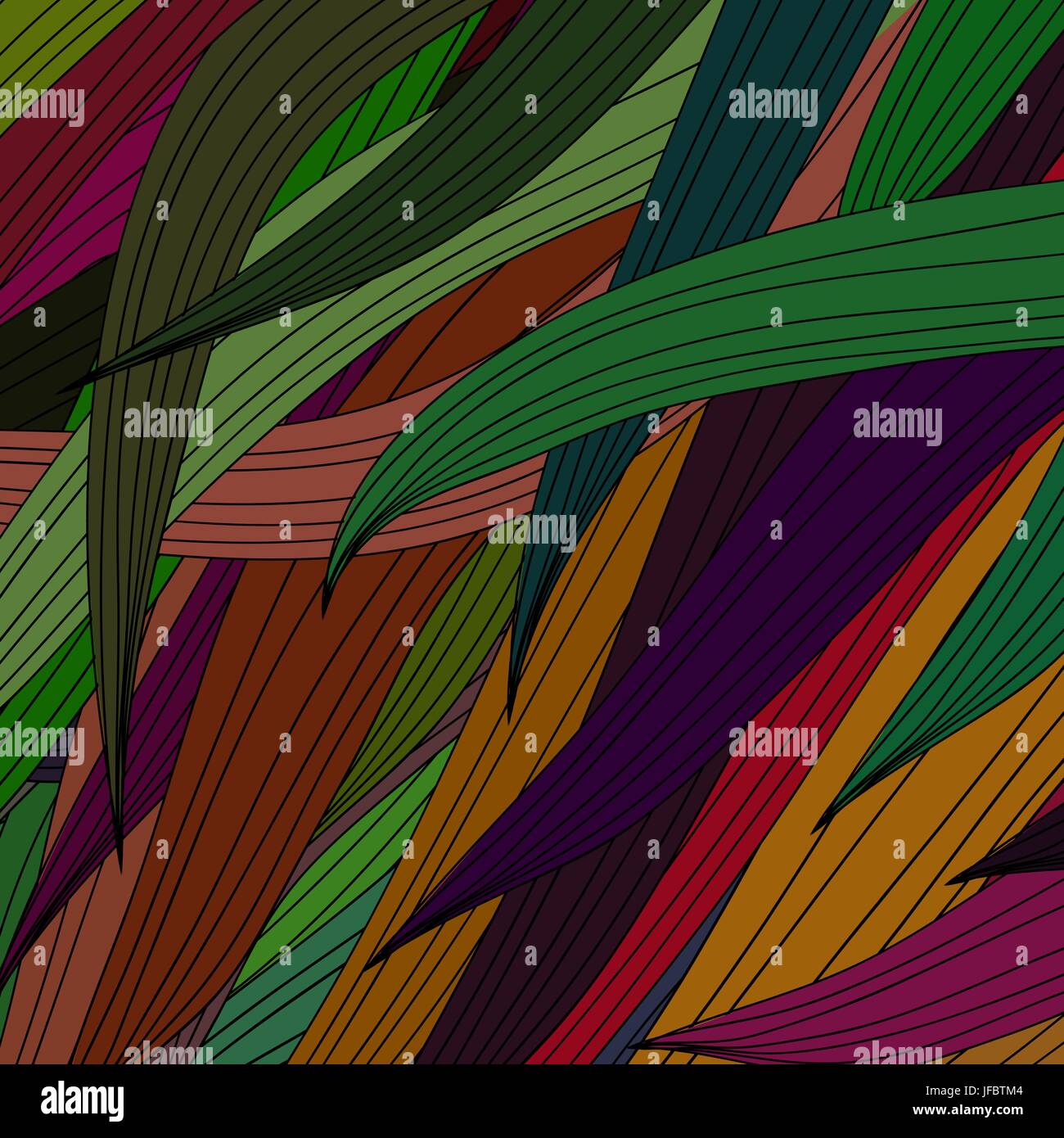 Colorful Wave Background. Abstract Colored Wave Pattern Stock Vector ...