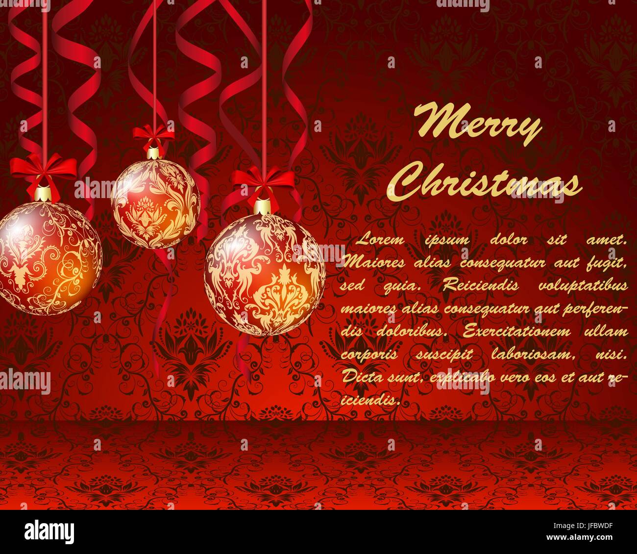 Christmas holiday card cup Stock Vector Images - Alamy