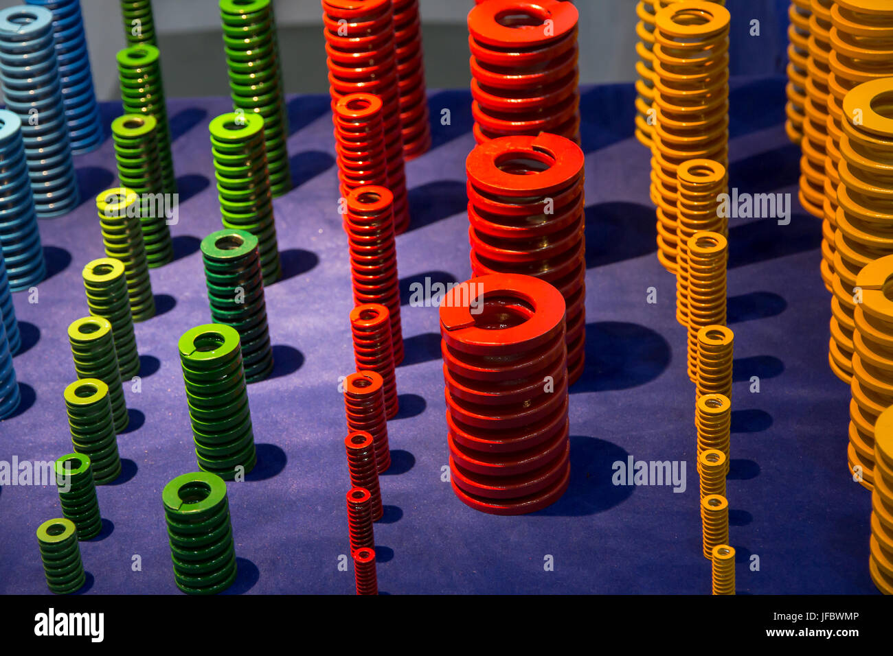 Product of standard coil spring Stock Photo - Alamy