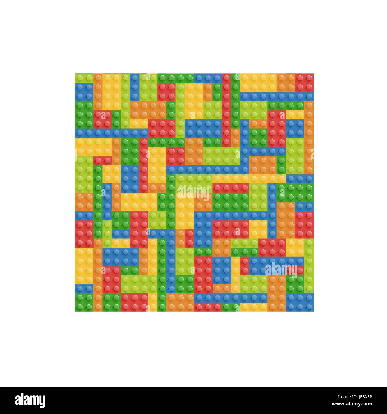 toy, plastic, synthetic material, pattern, blocks, seamless, vector ...