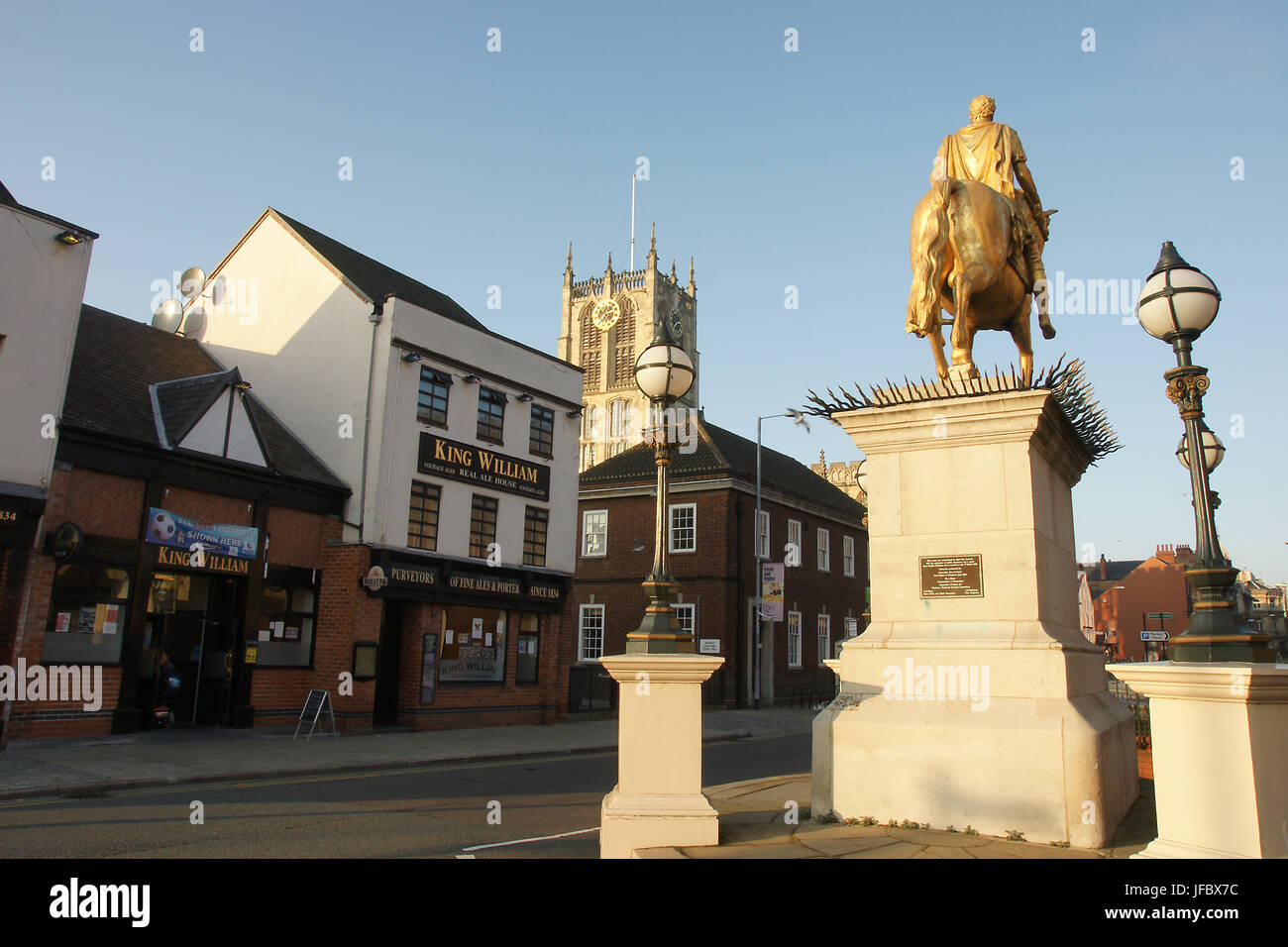 kingston upon Hull old town redevelopment Stock Photo - Alamy