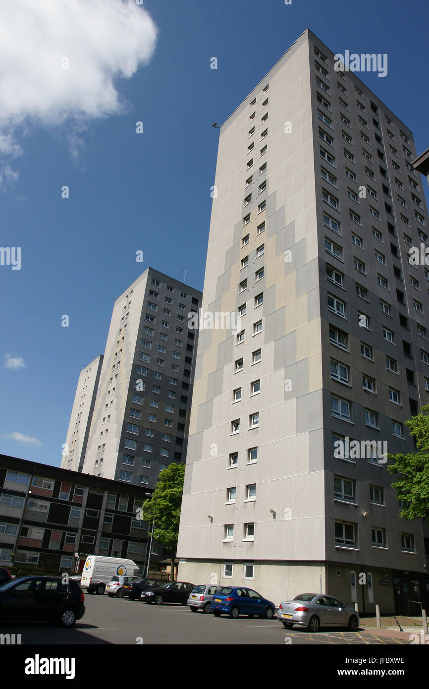high rise tower block, building regulations Stock Photo - Alamy