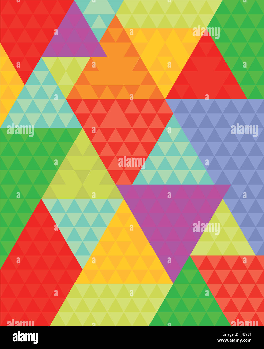 Colorful Triangle Background illustration Stock Photo - Alamy
