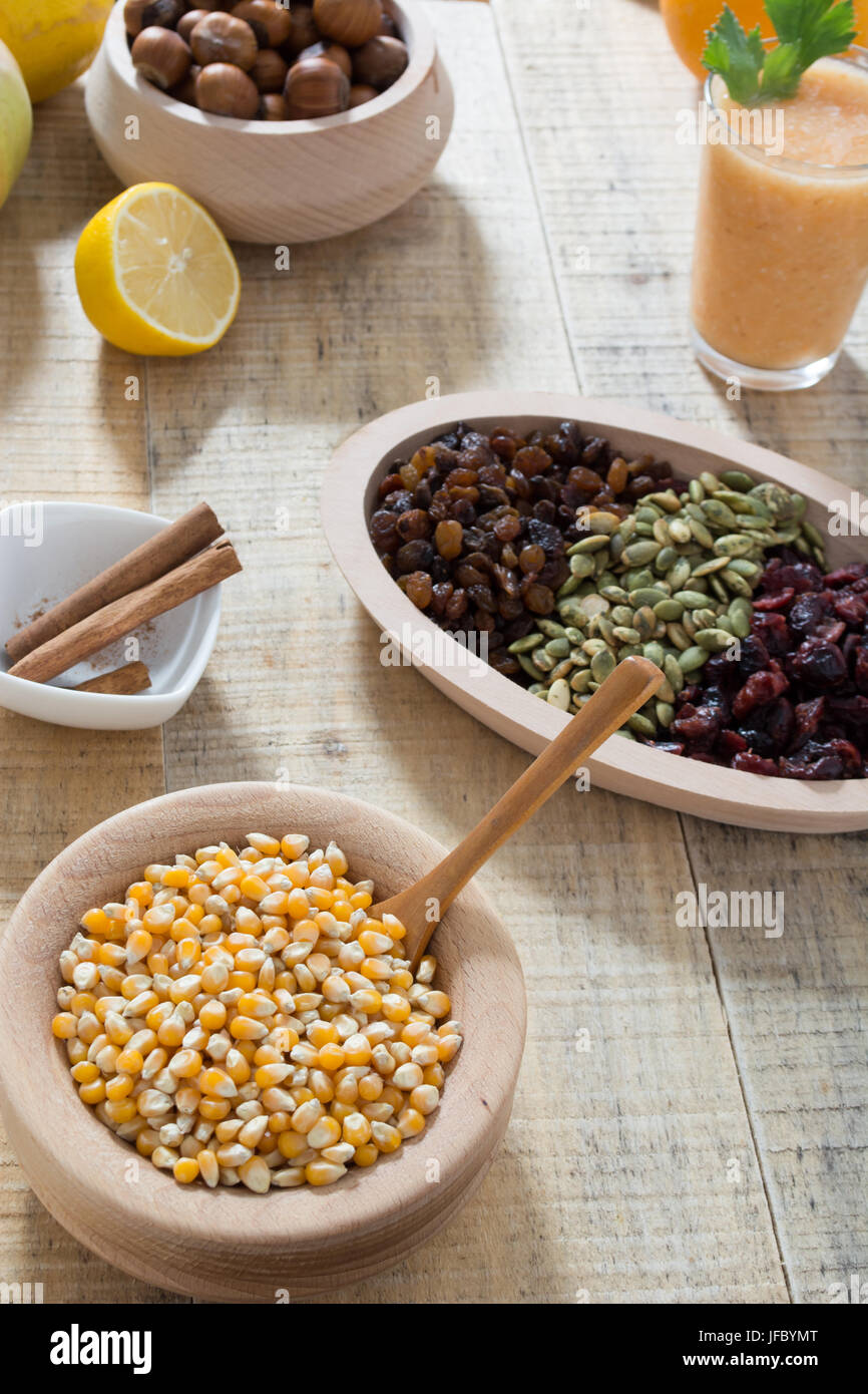 Various food seeds hi-res stock photography and images - Alamy
