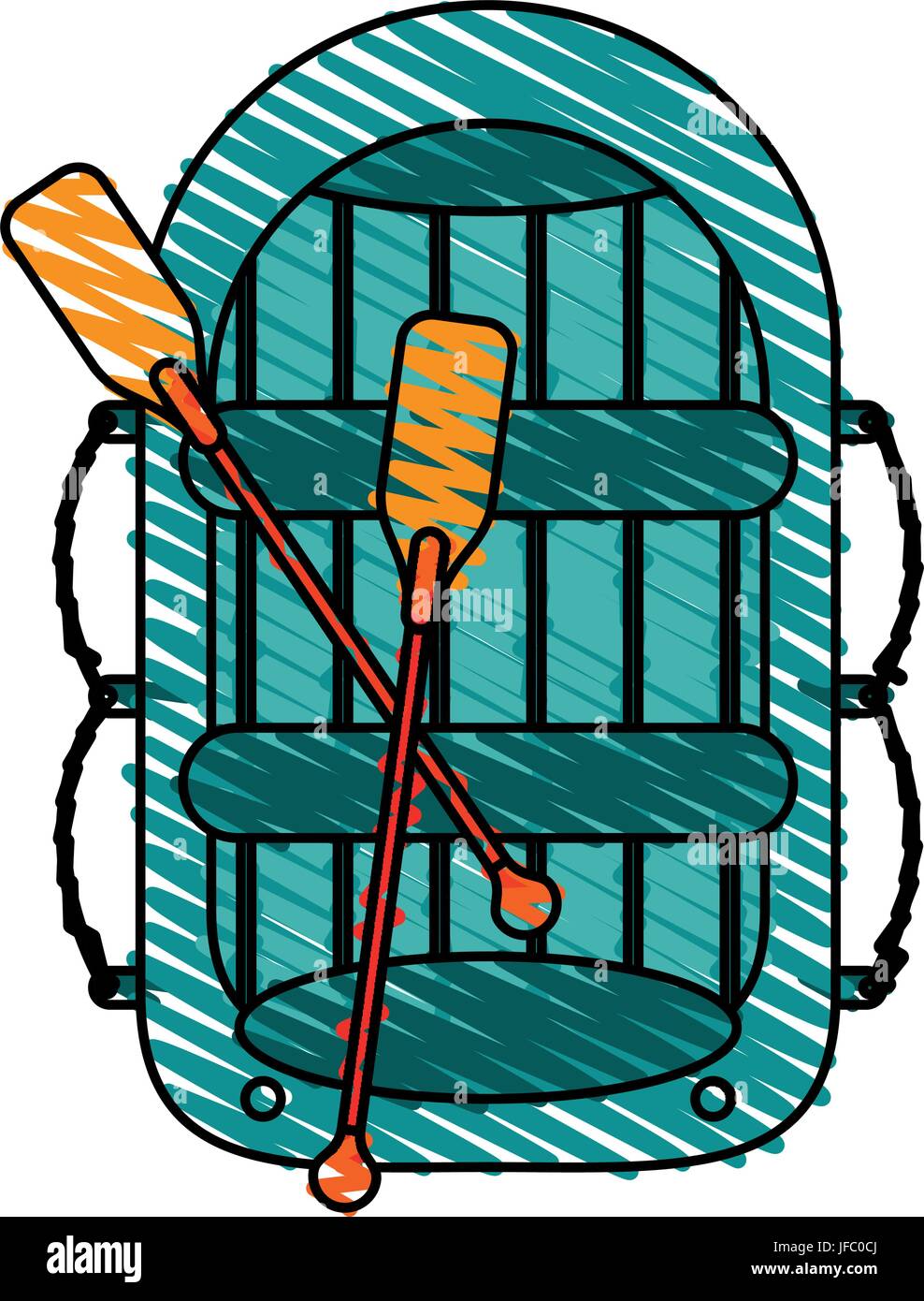 rafting vector illustration Stock Vector Image & Art - Alamy